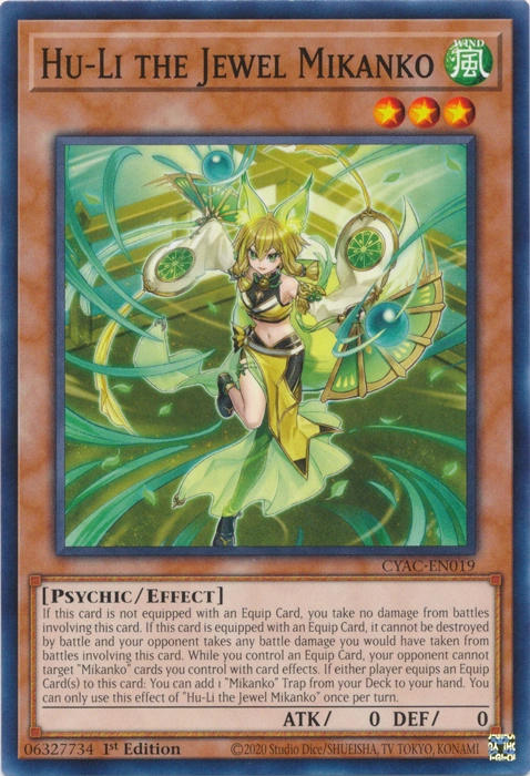 Hu-Li the Jewel Mikanko | Yu-Gi-Oh! Wiki | Fandom