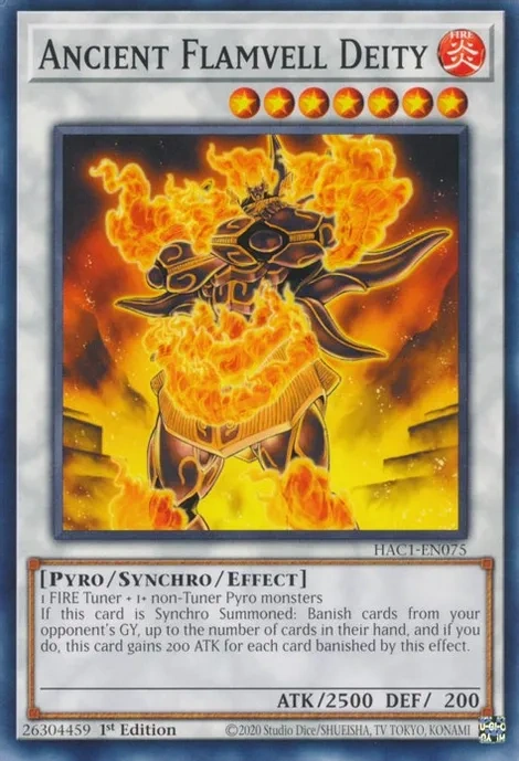 Ancient Flamvell Deity | Yu-Gi-Oh! Wiki | Fandom