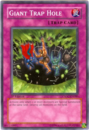 Card Gallery:Giant Trap Hole | Yu-Gi-Oh! Wiki | Fandom