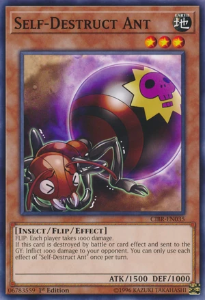 Self-Destruct Ant | Yu-Gi-Oh! Wiki | Fandom