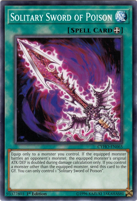 Solitary Sword of Poison | Yu-Gi-Oh! Wiki | Fandom