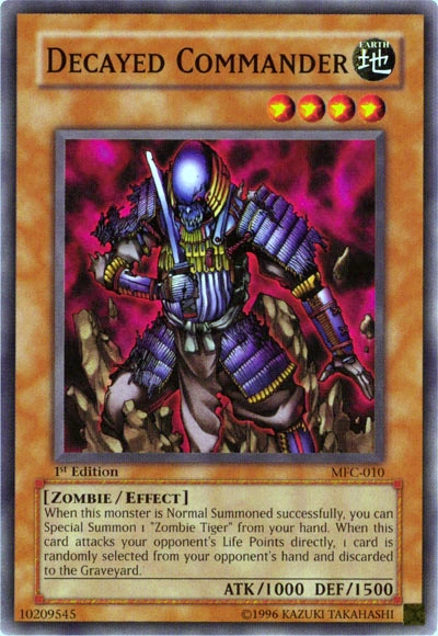 Card Errata:Decayed Commander | Yu-Gi-Oh! Wiki | Fandom