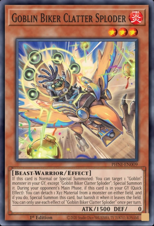 Goblin Biker Clatter Sploder | Yu-Gi-Oh! Wiki | Fandom