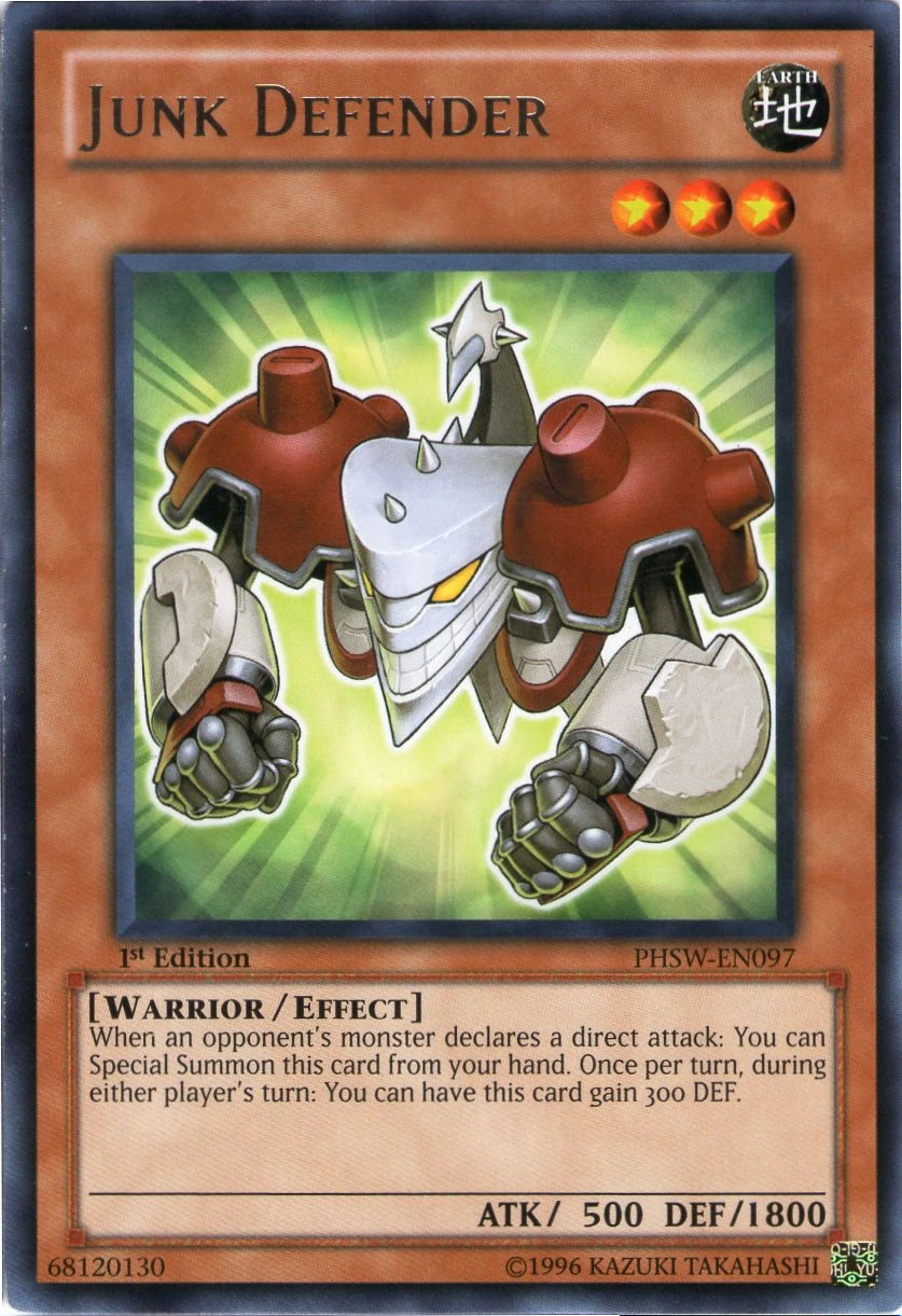 Card Errata:Junk Defender | Yu-Gi-Oh! Wiki | Fandom