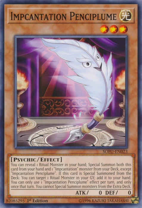 Card Gallery:Impcantation Penciplume | Yu-Gi-Oh! Wiki | Fandom