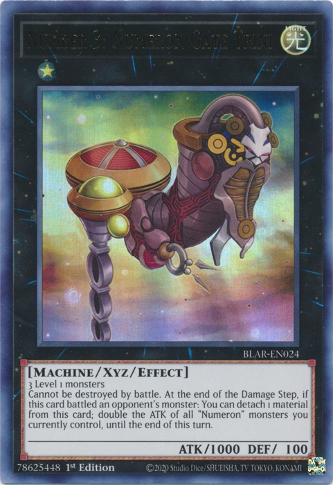Card Gallery:Number 3: Numeron Gate Trini | Yu-Gi-Oh! Wiki | Fandom