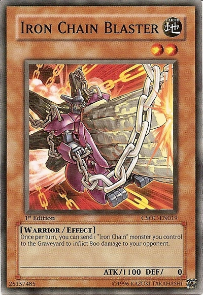 Iron Chain Blaster | Yu-Gi-Oh! Wiki | Fandom