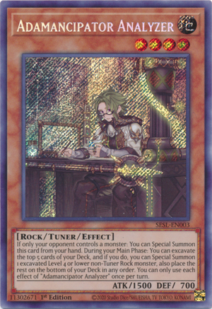 Adamancipator Analyzer | Yu-Gi-Oh! Wiki | Fandom