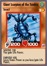 Giant Scorpion of the Tundra (BAM) | Yu-Gi-Oh! Wiki | Fandom