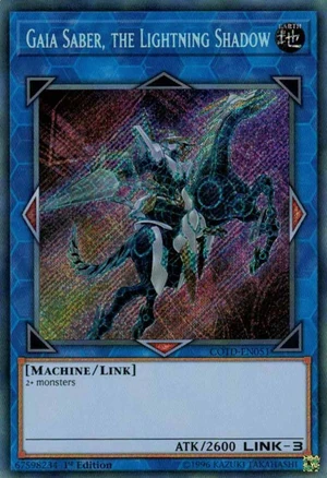 Gaia Saber, the Lightning Shadow | Wikia Yu-Gi-Oh! tiếng Việt | Fandom