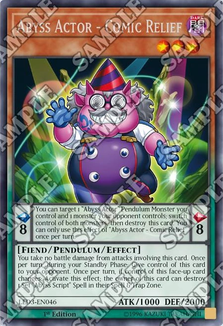 Card Gallery:Abyss Actor - Comic Relief | Yu-Gi-Oh! Wiki | Fandom