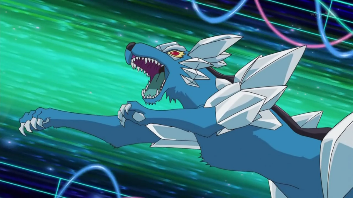 Glacial Beast Blizzard Wolf (anime) | Yu-Gi-Oh! Wiki | Fandom