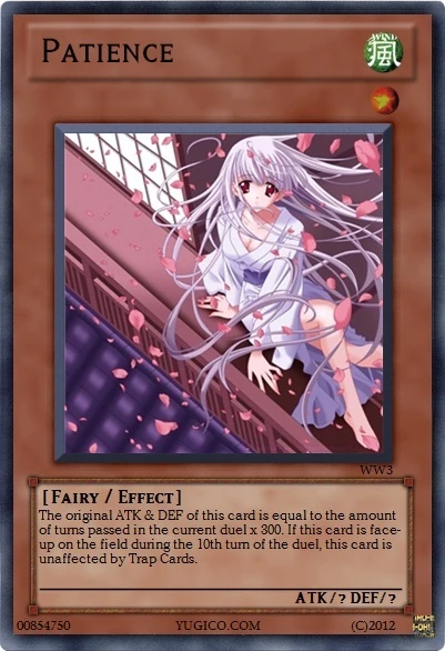 Patience | CCG Wiki | Fandom