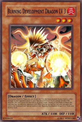 Burning Development Dragon Lv 3 | CCG Wiki | Fandom