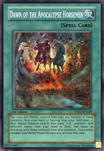 Dawn of the Apocalypse Horsemen | Yu-Gi-Oh! Custom Think Tank Wiki | Fandom