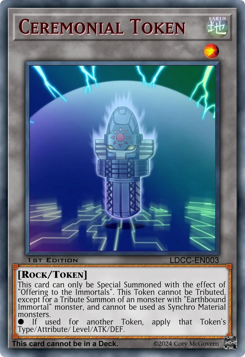 Ceremonial Token (Card)/(Custom) | Yu-Gi-Oh! Custom Think Tank Wiki | Fandom