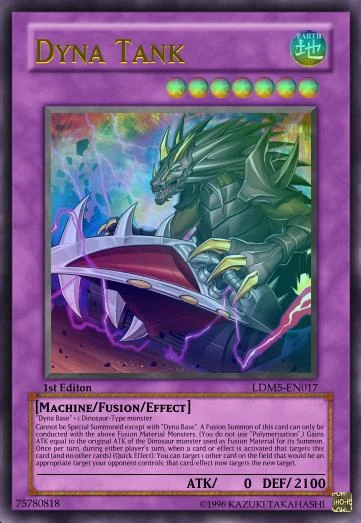 Dyna Tank (Card)/(Custom) | Yu-Gi-Oh! Custom Think Tank Wiki | Fandom
