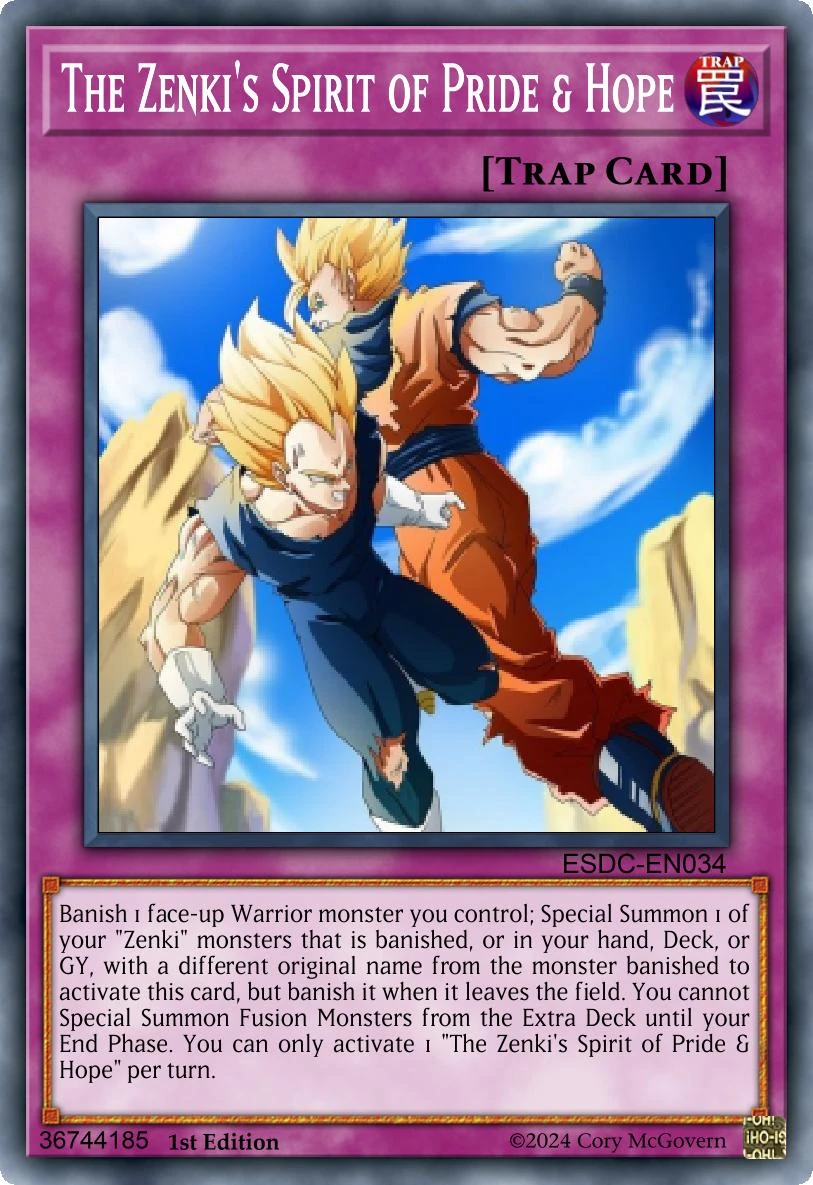 The Zenki's Spirit of Pride & Hope (Card)/(Custom) | Yu-Gi-Oh! Custom ...