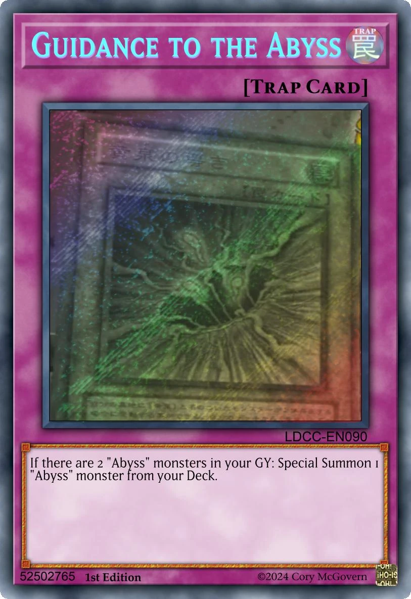 Guidance to the Abyss (Card)/(Custom) | Yu-Gi-Oh! Custom Think Tank ...