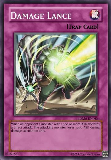 Damage Lance (Card)/(Custom) | Yu-Gi-Oh! Custom Think Tank Wiki | Fandom