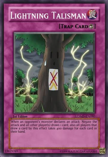 Lightning Talisman (Card)/(Custom) | Yu-Gi-Oh! Custom Think Tank Wiki ...