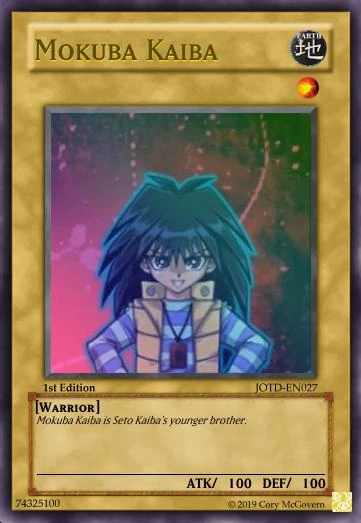 Card Gallery:Devoted Brother - Mokuba Kaiba (Card)/(Custom) | Yu-Gi-Oh ...