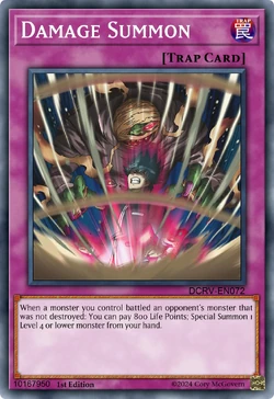 Damage Summon (Card)/(Custom) | Yu-Gi-Oh! Custom Think Tank Wiki | Fandom