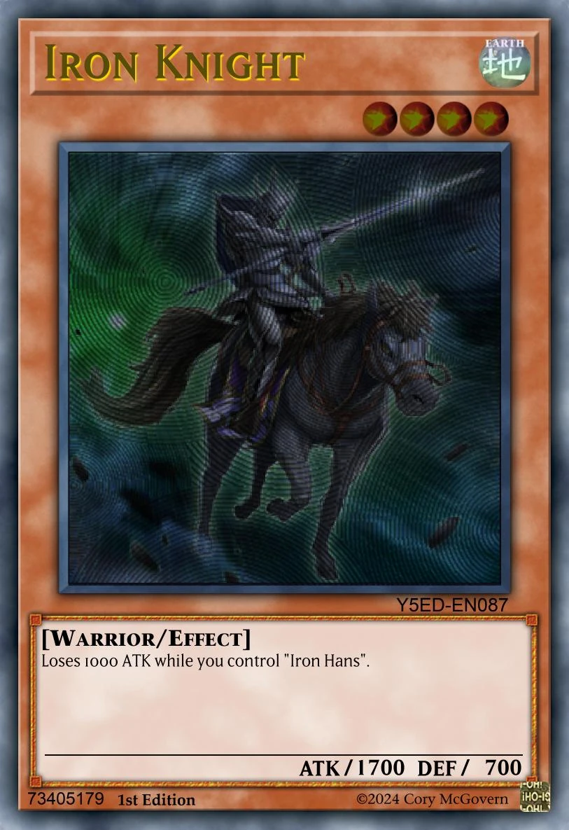 Iron Knight (Card)/(Custom) | Yu-Gi-Oh! Custom Think Tank Wiki | Fandom