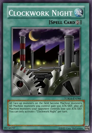 Clockwork Night (Card)/(Custom) | Yu-Gi-Oh! Custom Think Tank Wiki | Fandom