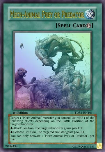 Mech-Animal Prey or Predator | Yu-Gi-Oh! Custom Think Tank Wiki | Fandom