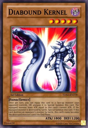 Diabound Kernel (Card)/(Custom) | Yu-Gi-Oh! Custom Think Tank Wiki | Fandom