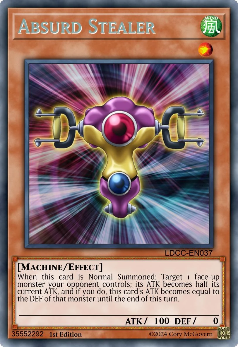 Absurd Stealer (Card)/(Custom) | Yu-Gi-Oh! Custom Think Tank Wiki | Fandom
