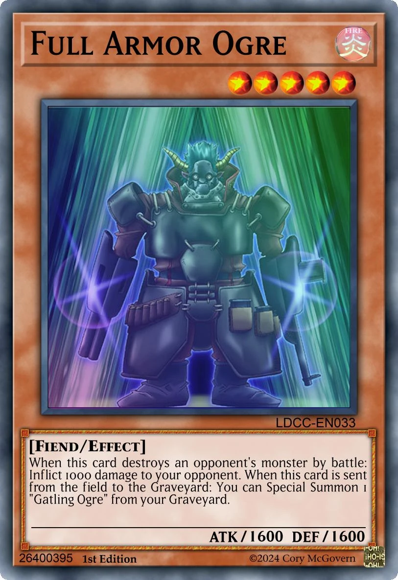 Full Armor Ogre (Card)/(Custom) | Yu-Gi-Oh! Custom Think Tank Wiki | Fandom