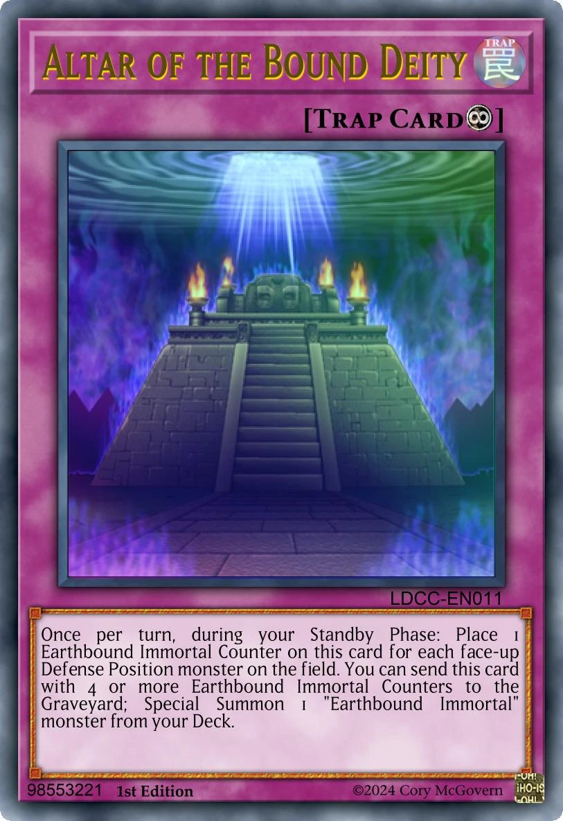 Altar of the Bound Deity (Card)/(Custom) | Yu-Gi-Oh! Custom Think Tank Wiki | Fandom