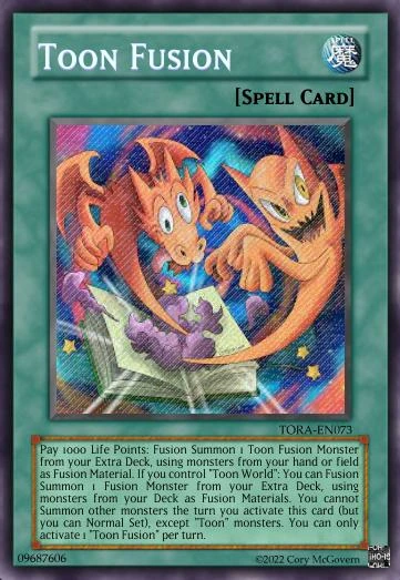 Toon Fusion (Card)/(Custom) | Yu-Gi-Oh! Custom Think Tank Wiki | Fandom