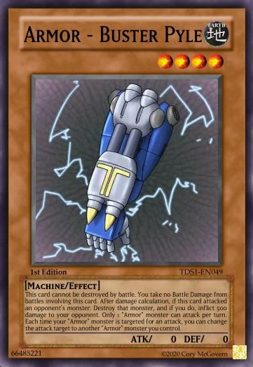 Armor - Buster Pyle (Card)/(Custom) | Yu-Gi-Oh! Custom Think Tank Wiki ...