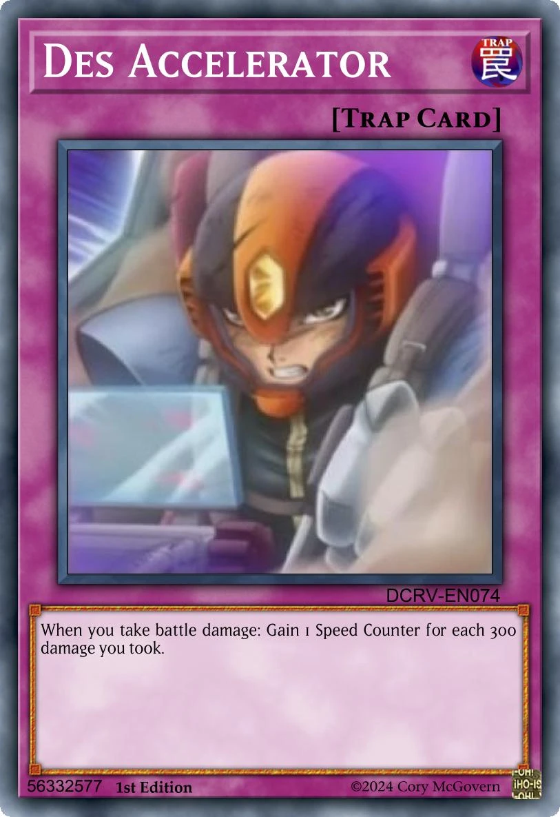 Des Accelerator (Card)/(Custom) | Yu-Gi-Oh! Custom Think Tank Wiki | Fandom