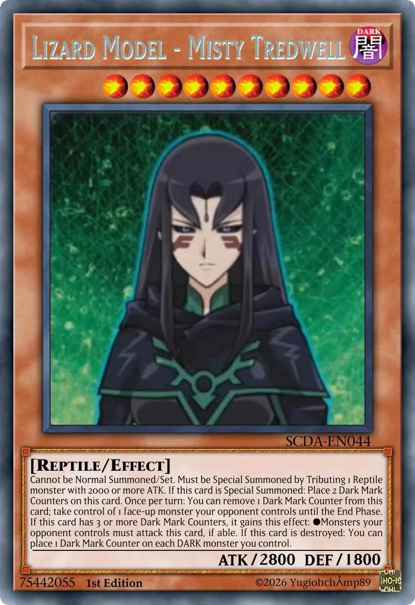 Lizard Model - Misty Tredwell (Card)/(Custom) | Yu-Gi-Oh! Custom Think ...