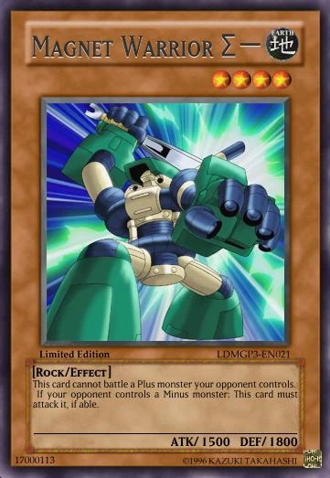 Magnet Warrior Σ－(Card)/(Custom) | Yu-Gi-Oh! Custom Think Tank Wiki ...