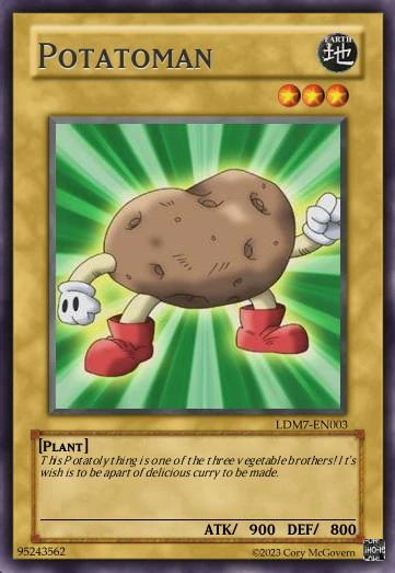Potatoman (Card)/(Custom) | Yu-Gi-Oh! Custom Think Tank Wiki | Fandom