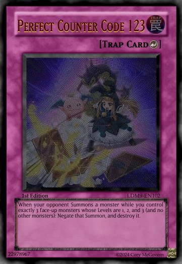 Perfect Counter Code 123 (Card)/(Custom) | Yu-Gi-Oh! Custom Think Tank ...
