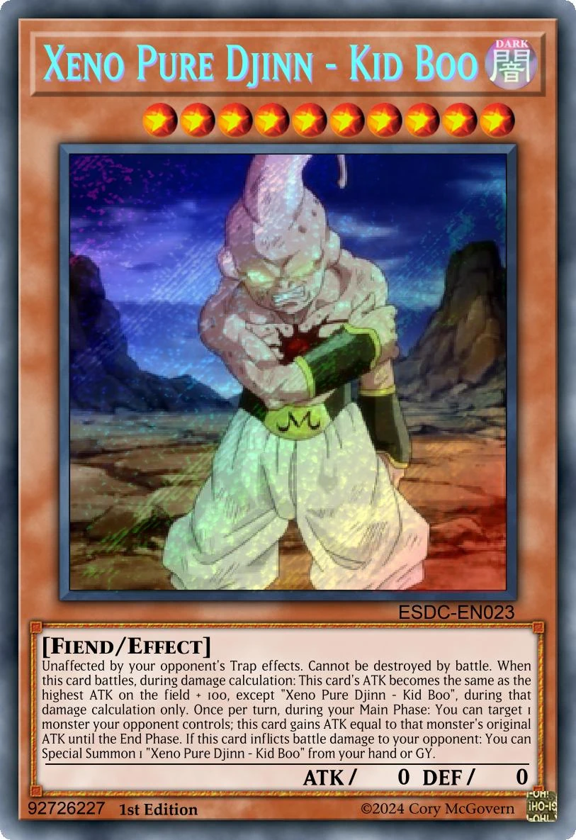 Xeno Pure Djinn - Kid Boo (Card)/(Custom) | Yu-Gi-Oh! Custom Think Tank ...