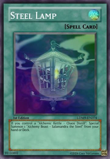 Steel Lamp (Card)/(Custom) | Yu-Gi-Oh! Custom Think Tank Wiki | Fandom