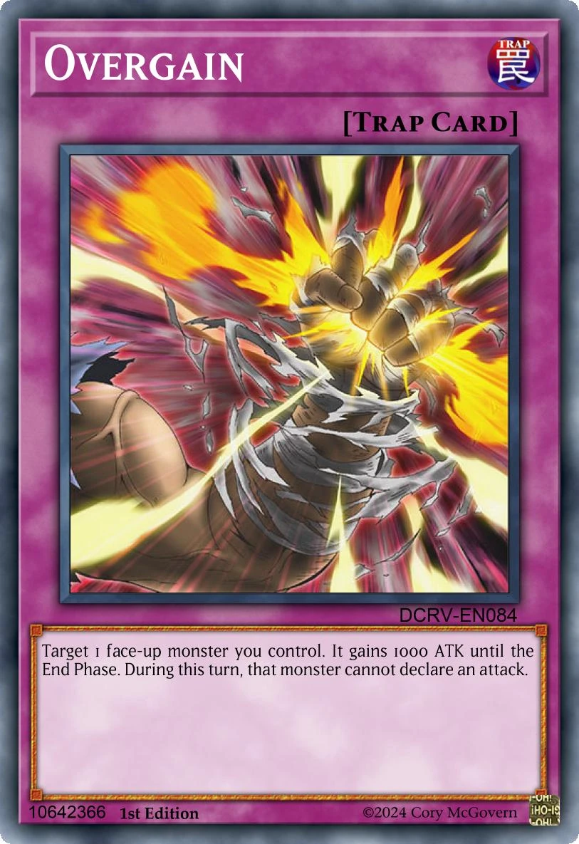 Overgain (Card)/(Custom) | Yu-Gi-Oh! Custom Think Tank Wiki | Fandom