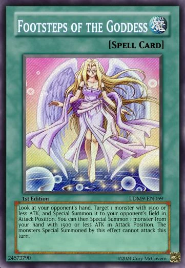 Footsteps of the Goddess (Card)/(Custom) | Yu-Gi-Oh! Custom Think Tank Wiki | Fandom