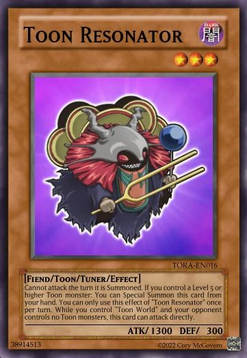 Toon Resonator (Card)/(Custom) | Yu-Gi-Oh! Custom Think Tank Wiki | Fandom