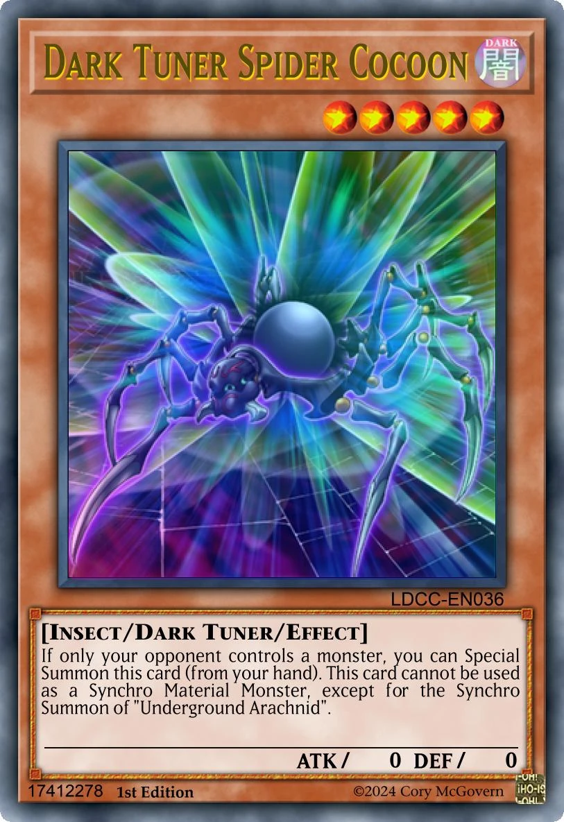 Dark Tuner Spider Cocoon (Card)/(Custom) | Yu-Gi-Oh! Custom Think Tank Wiki | Fandom