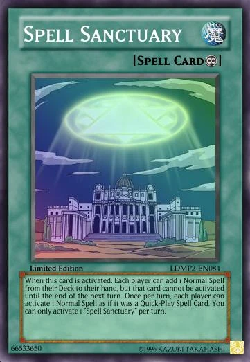 Spell Sanctuary (Card)/(Custom) | Yu-Gi-Oh! Custom Think Tank Wiki | Fandom