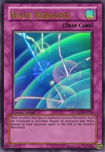 Wave Rebound (Card)/(Custom) | Yu-Gi-Oh! Custom Think Tank Wiki | Fandom