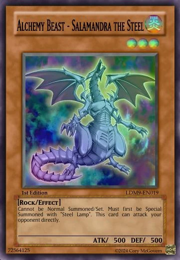 Alchemy Beast - Salamandra the Steel (Card)/(Custom) | Yu-Gi-Oh! Custom ...
